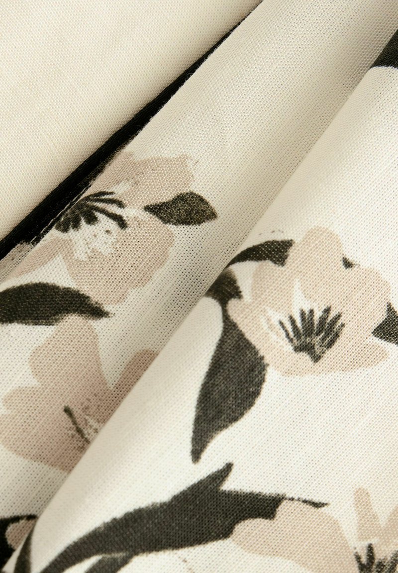 Next LIGHTWEIGHT - Badjas - black white heron/zwart - Zalando.nl