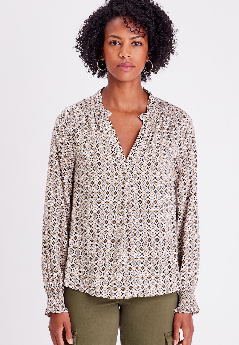 Cache Cache MIT LANGEN ÄRMELN - Blouse - beige - ZALANDO.FR