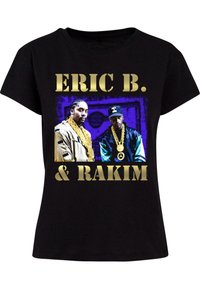 Merchcode ERIC B & RAKIM - GROUP PURP BOX - Print T-shirt - black - Zalando