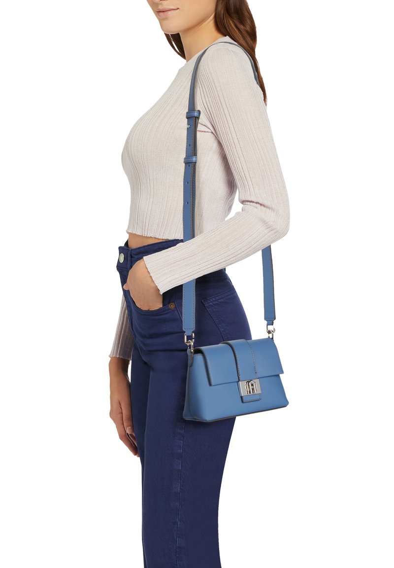 Furla CHARLIE MINI - Across body bag - onda/blue - Zalando