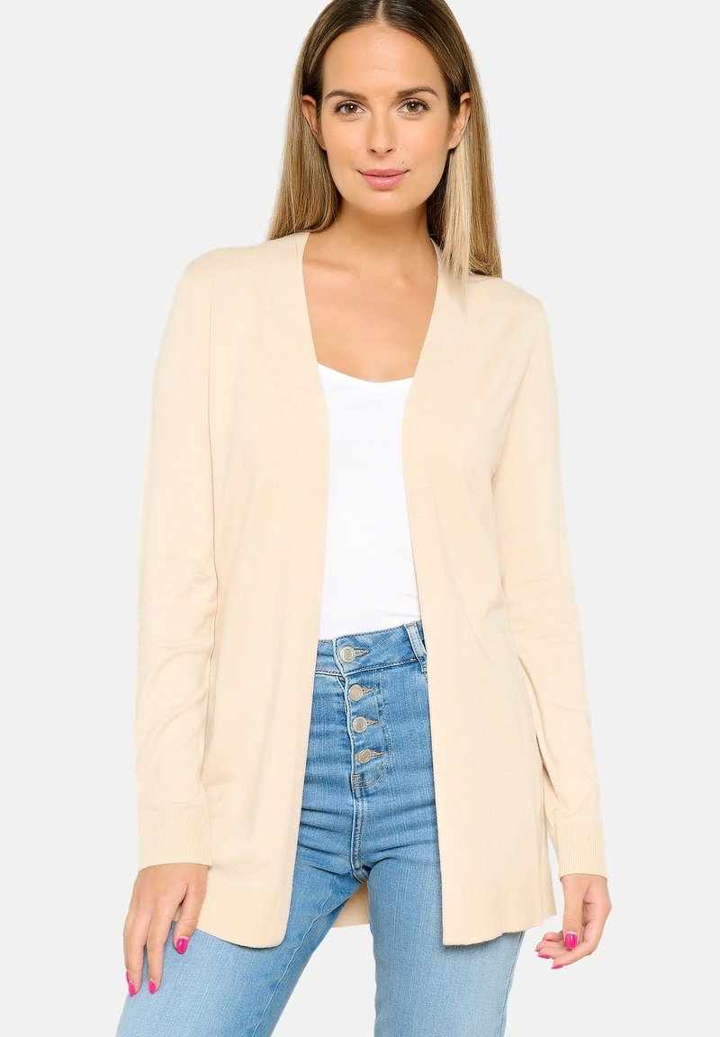 LolaLiza LONG - Neuletakki - lt beige/beige - Zalando.fi