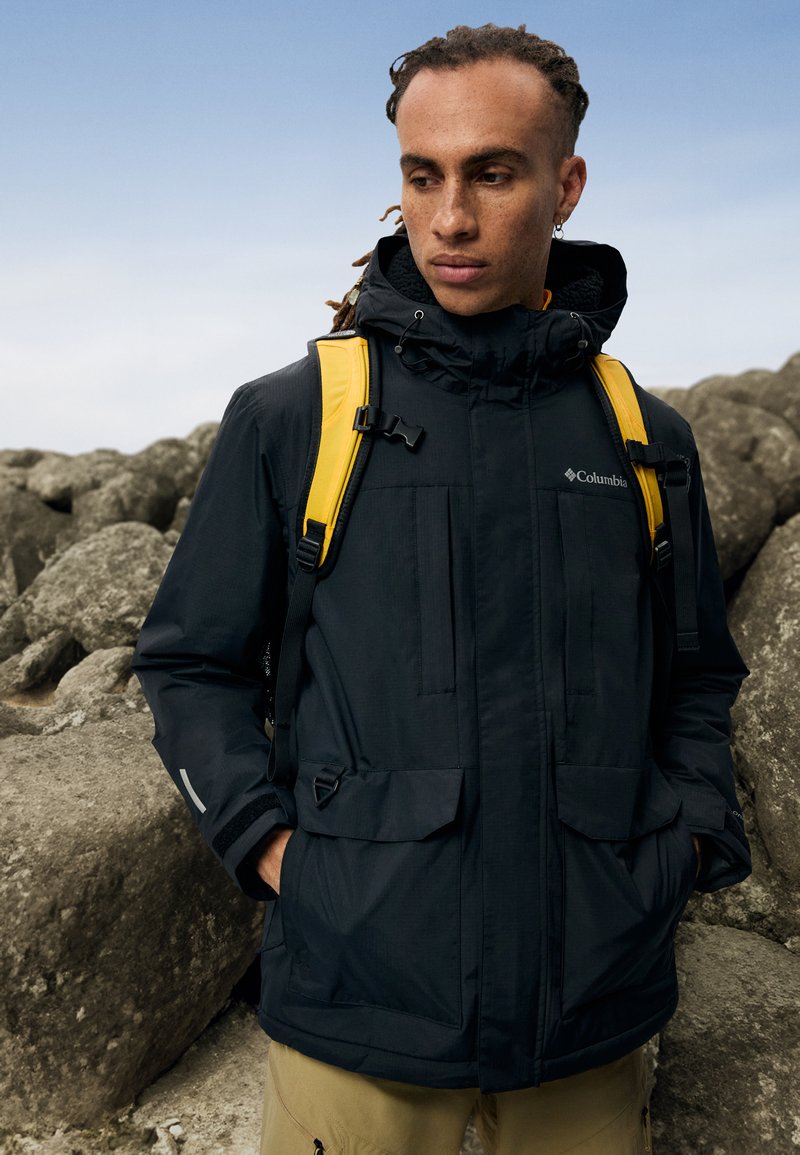 Columbia LANDROAMER™ SHERPA LINED JACKET - Outdoor jacket - black - Zalando