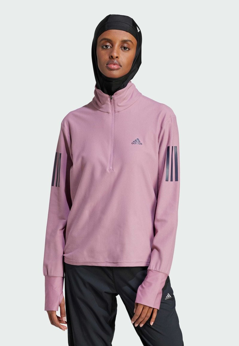 adidas Performance ORCHID 1/2 ZIP - Sweatshirt - orchid/mauve - Zalando.se
