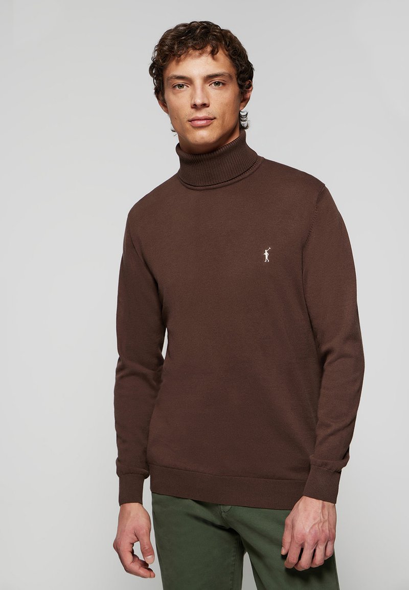 Polo Club RIGBY - Sweter/brązowy - Zalando.pl