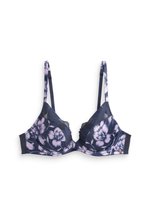 Baker by Ted Baker BAKER BY TED BAKER NAVY/PURPLE BAKER SATIN PLUNGE ...