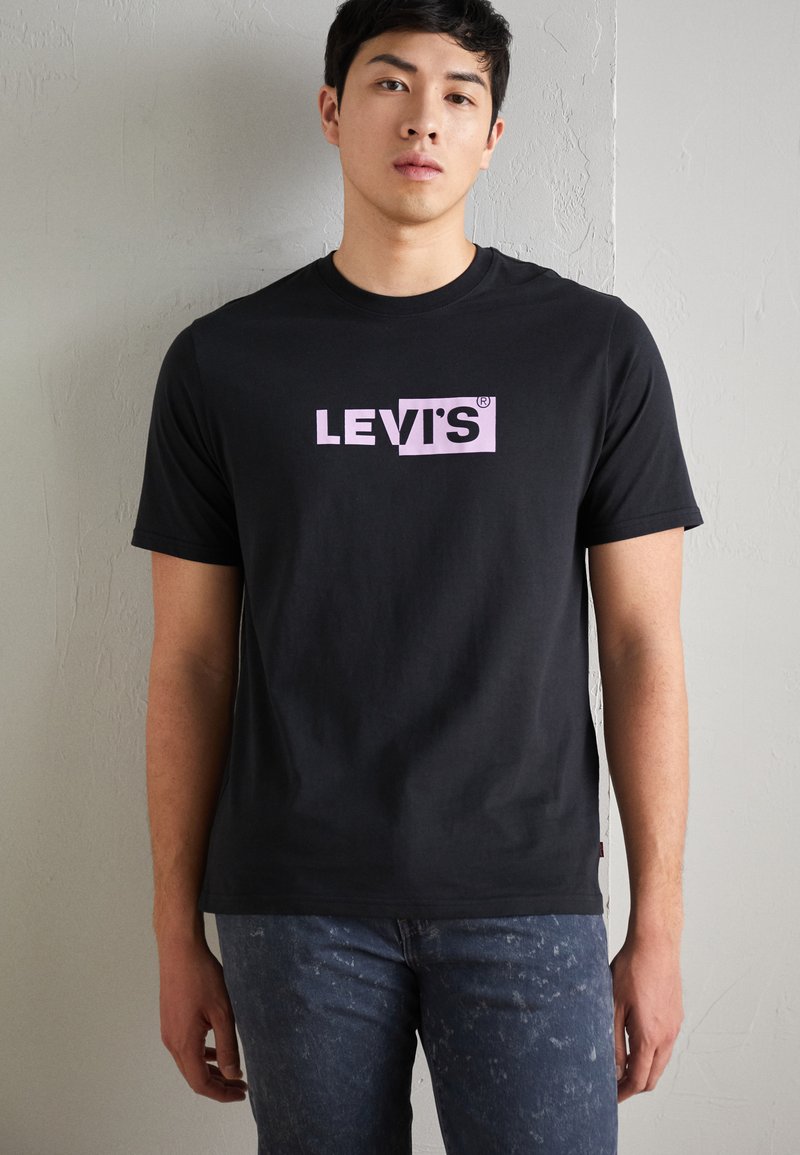 Levi's® RELAXED FIT TEE - T-Shirt print - black/schwarz - Zalando.de