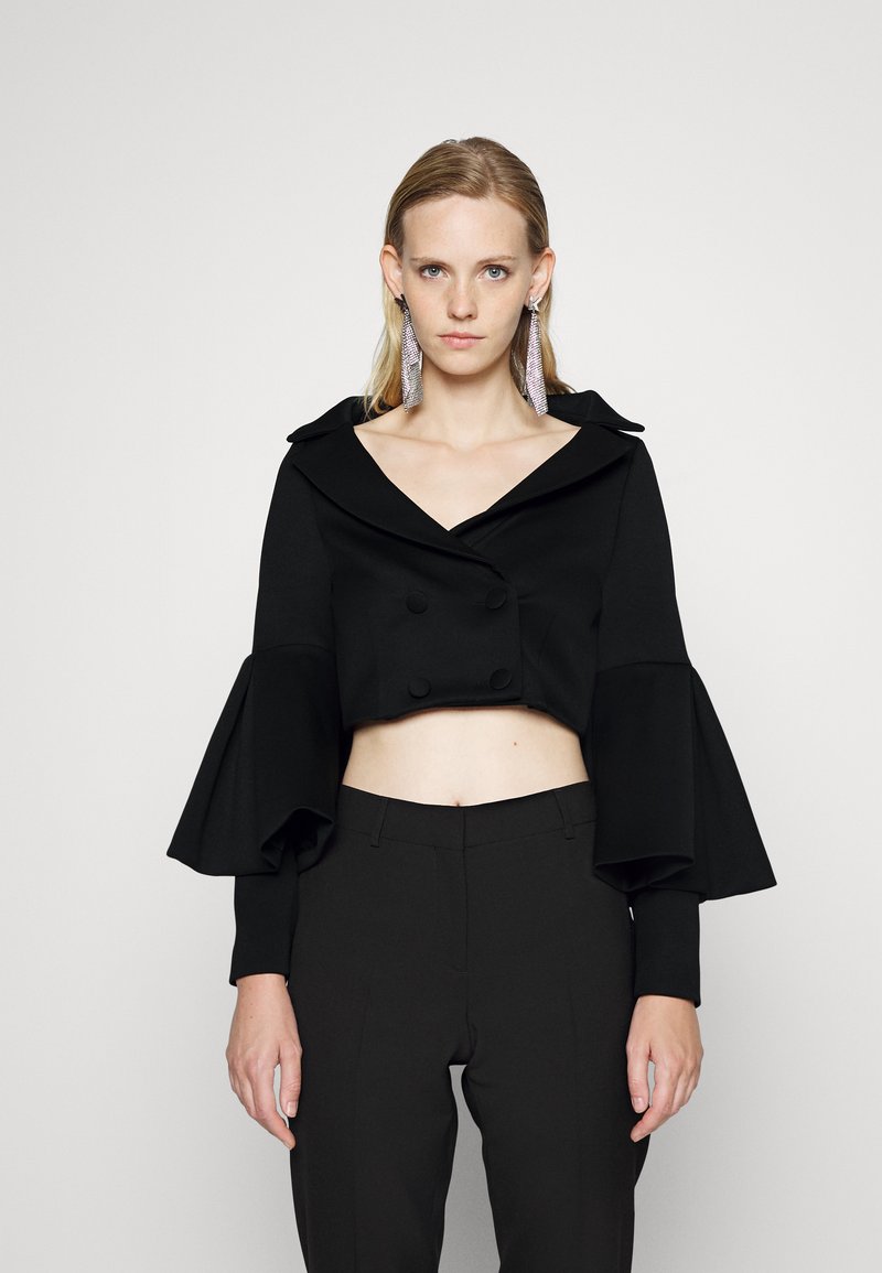 Sara Battaglia Bell Jacket Blazer Black Svart