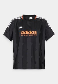 adidas Sportswear TIRO CUT STRIPES BOYFRIEND - T-shirt print - black ...