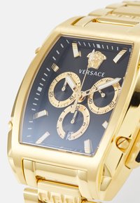 Versace Watches DOMINUS - Chronograph watch - gold-coloured/black/gold ...