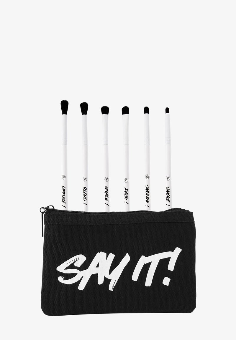 BH Cosmetics BH SAY IT! - 6 PIECE EYE BRUSH SET WITH BAG - Kit pennelli ...