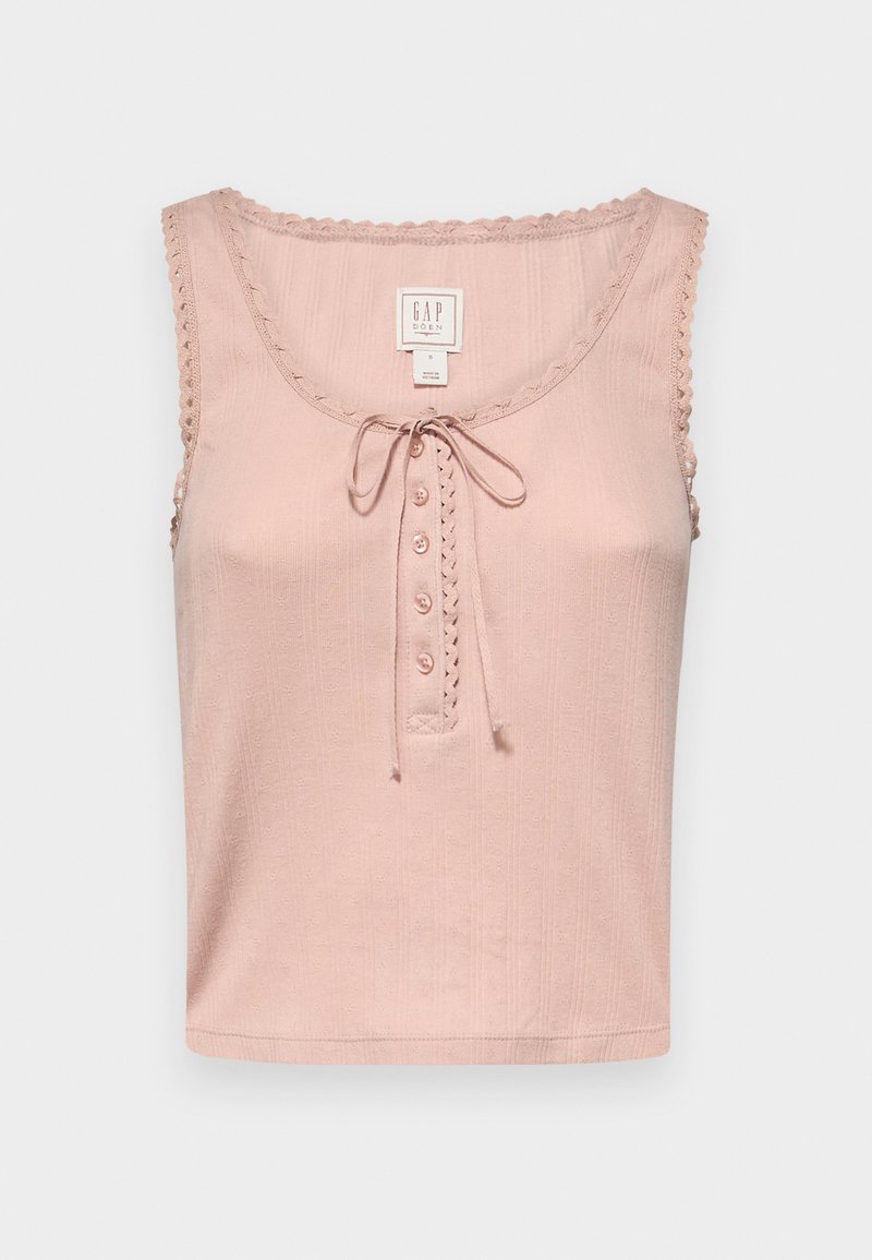 GAP GAP X DOEN POINTELLE TANK - Top - chalk pink/pink - Zalando.co.uk