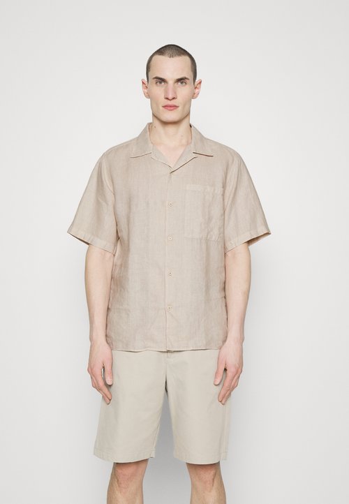 J.LINDEBERG MELANGE REG SHIRT - Hemd - safari beige/beige - Zalando.ch