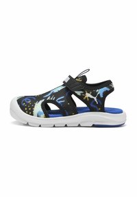 Puma FUN RACER - Trekkingsandale - black vivid blue/schwarz - Zalando.at