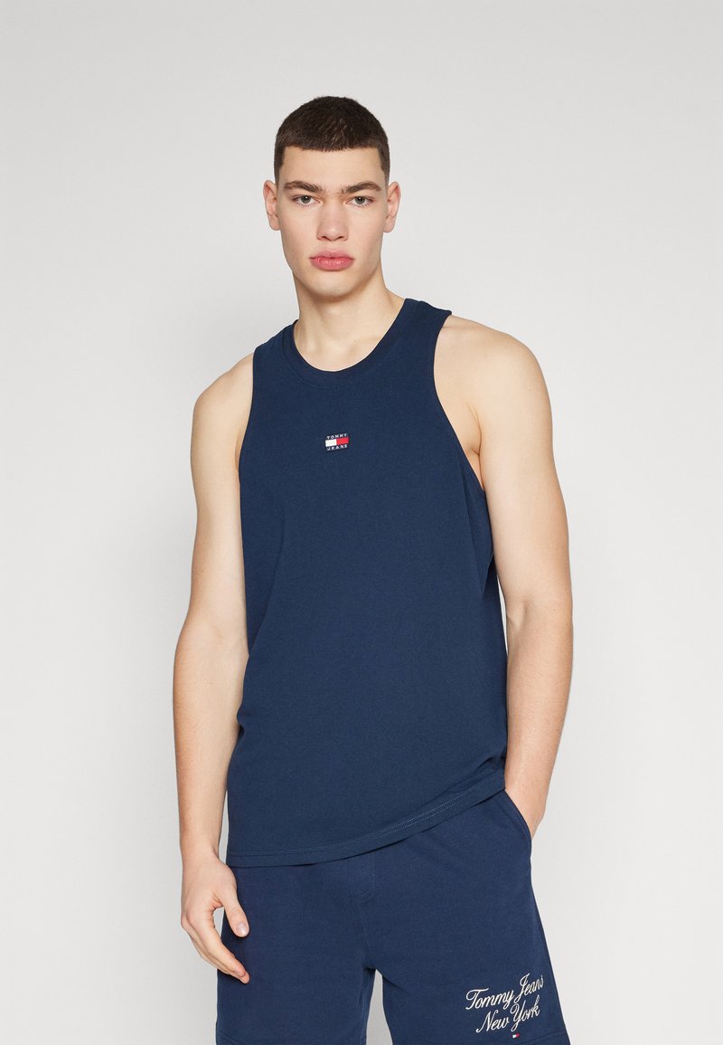 Tommy Jeans TANK - Top - dark night navy/dunkelblau - Zalando.ch