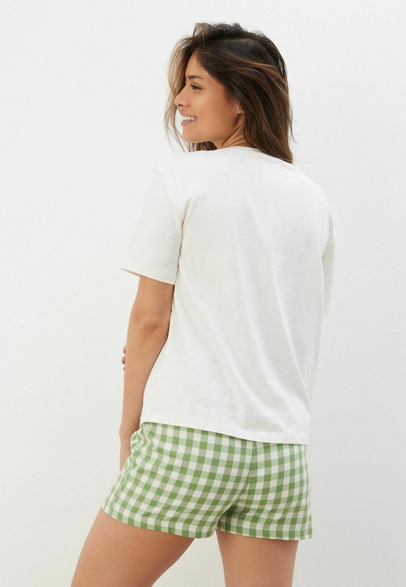 Next COTTON SHORT PYJAMA SET 2 PACK - Nachtwäsche Set - blue/green ...