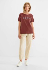Street One MTI ARTWORK PRINT - T-Shirt print - braun - Zalando.ch
