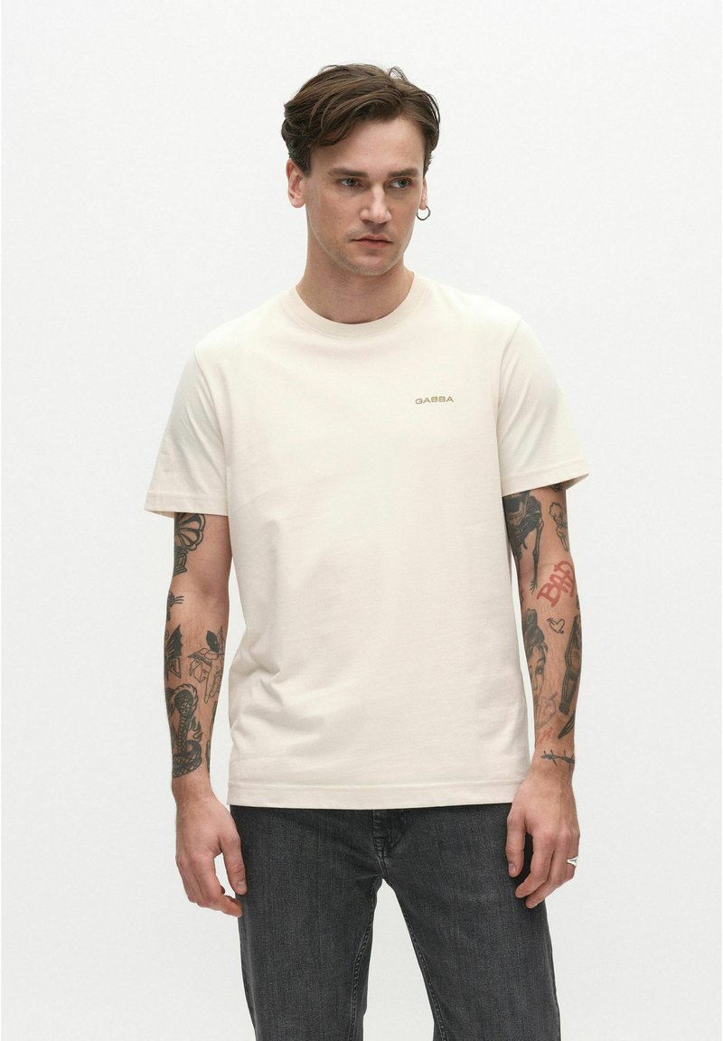 Gabba DUNE LOGO - Basic T-shirt - birch/beige - Zalando.ie