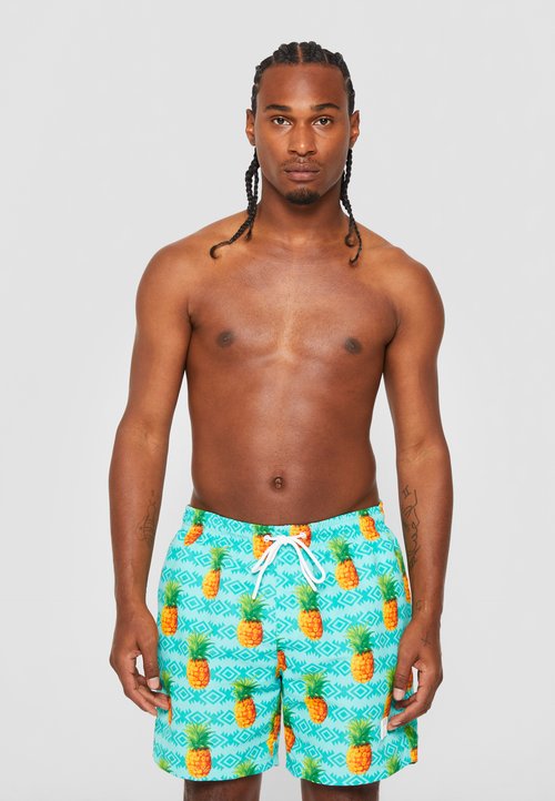 Blount & Pool Uimashortsit - black yellow duck/musta - Zalando.fi