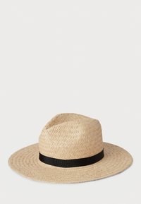 Polo Ralph Lauren RAFFIA FEDORA HAT - Kalap - natural/black/bézs ...