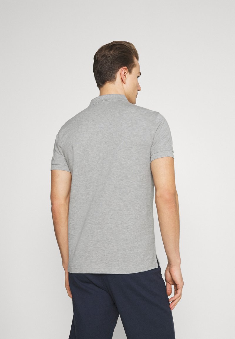 GANT RUGGER - Polo - grey melange/gris clair - ZALANDO.FR