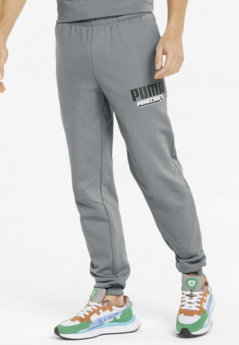 Puma MINECRAFT - Tracksuit bottoms - griffin/grey - Zalando.co.uk