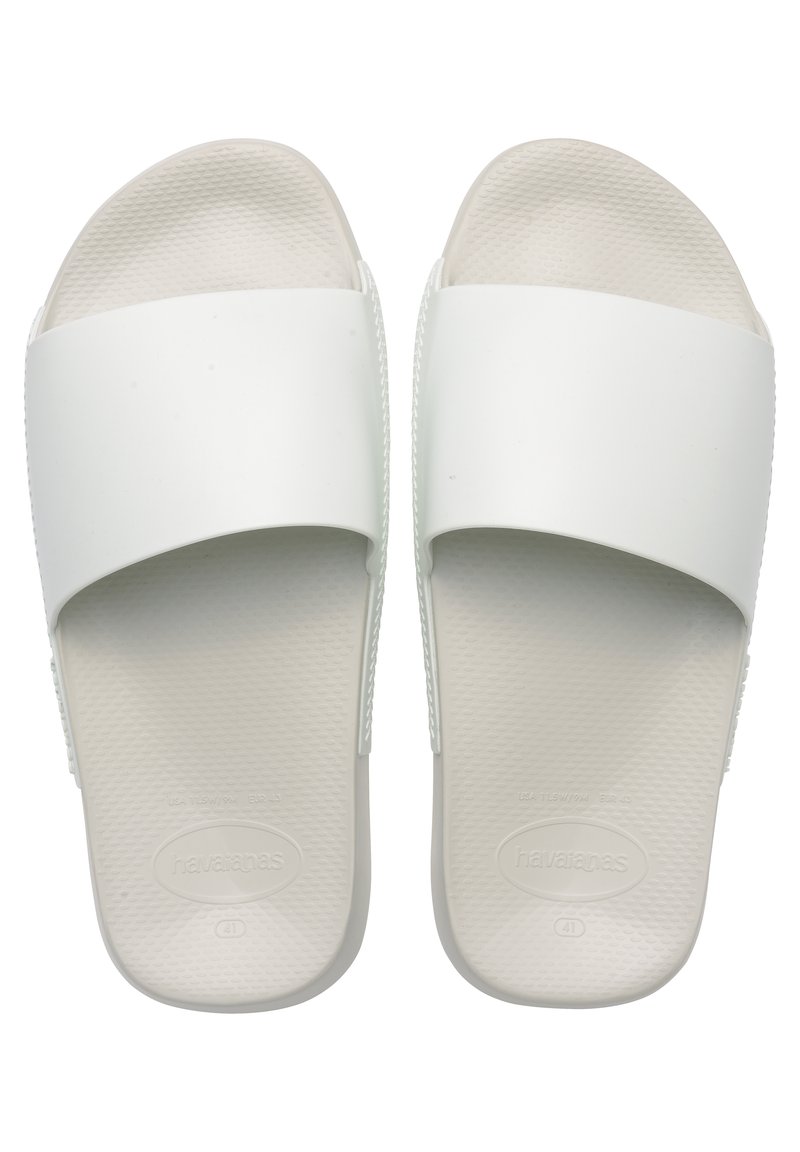 Havaianas SLIDE CLASSIC UNISEX - Slip-on sandaler - white/hvid - Zalando.dk