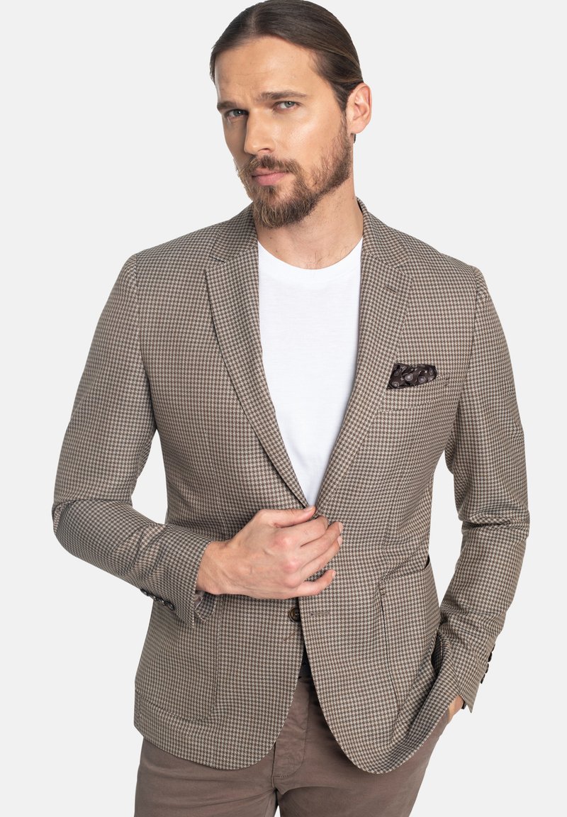 Recman Marynarka/brązowy - Zalando.pl