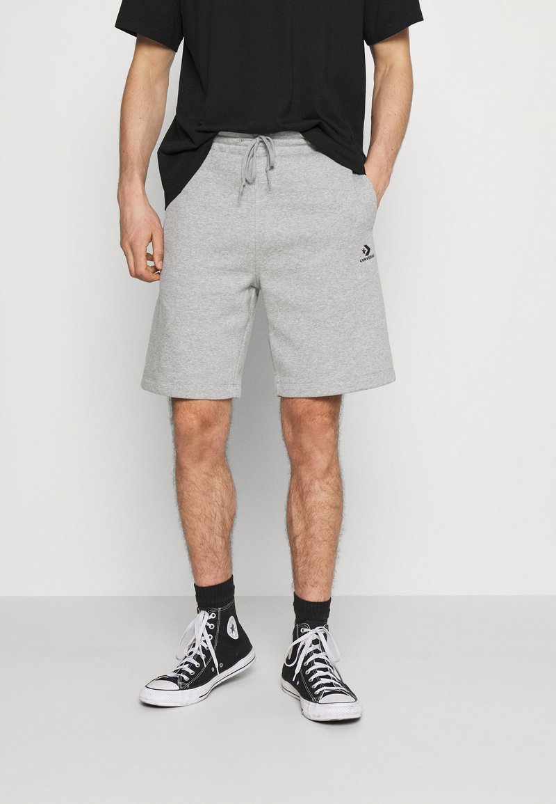 Converse EMBROIDERED STAR CHEVRON - Short - mottled grey/gris chiné ...