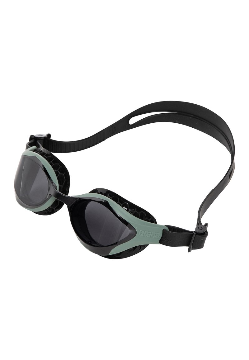 Arena AIR-BOLD SWIPE - Svømmebriller - smoke dark olive black/grøn ...