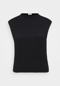 Abercrombie & Fitch TEXTURED SHELL - Topper - black beauty/svart ...