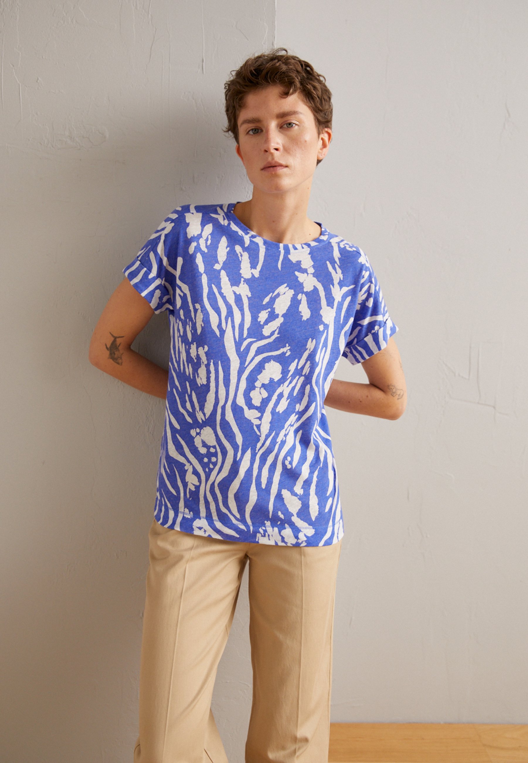Marks & Spencer TEE - T-Shirt print - bright blue/blau - Zalando.ch