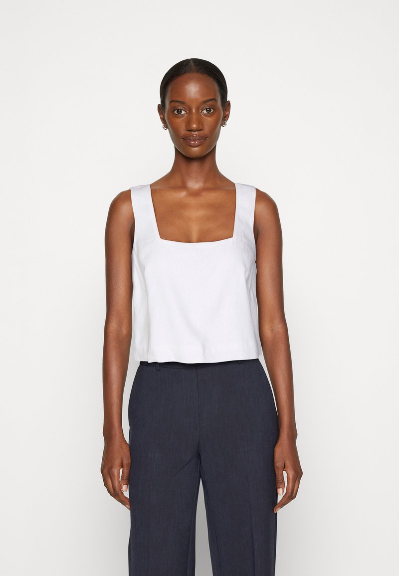 Abercrombie & Fitch BARE EASY - Top - brilliant white/weiß - Zalando.at