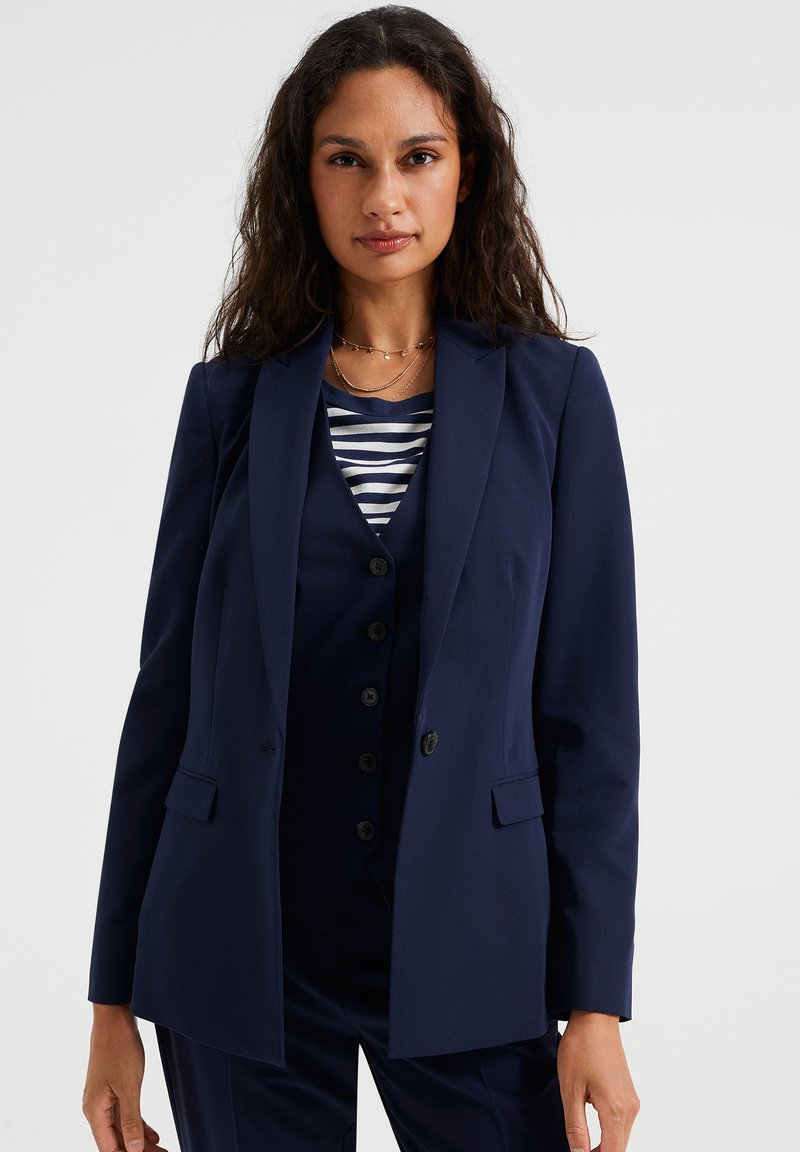 WE Fashion MARLY - Blazer - blue/azul marino jaspeado - Zalando.es