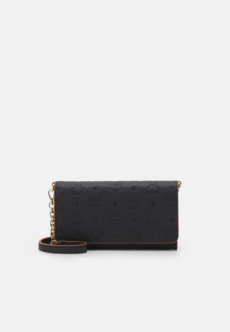 MCM KLARA MONOGRAMMED SMART PHONE CASE - Across body bag - black ...