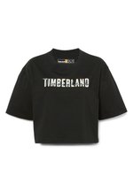 Timberland CROPPED - T-Shirt print - black/schwarz - Zalando.at
