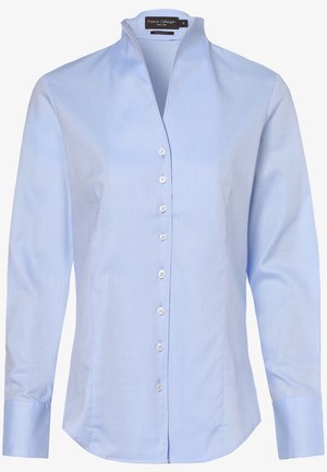 More & More FLIEÃ ENDE STREIFEN - Hemdbluse - hellblau - Zalando.de