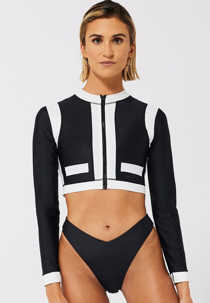 Rip Curl X VICTORIA VERGARA COCO CROP ZIPPED - Surfshirt - black/schwarz - Zalando.de