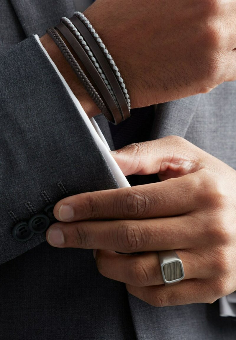 Lucardi Ring - silver-coloured/silberfarben - Zalando.de