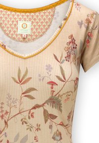 Pip Studio SHORT SLEEVE AMOR DE DIOS - T-Shirt print - sand - Zalando.de