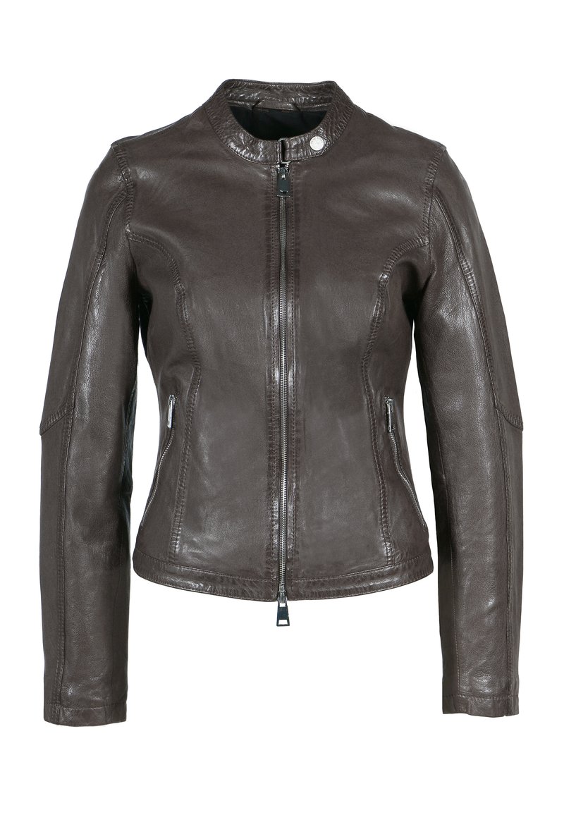 Freaky Nation NEW TULA - Lederjacke - black coffee/braun - Zalando