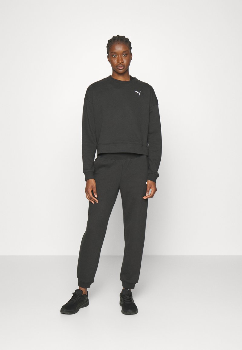 Puma LOUNGEWEAR SUIT - Træningssæt - black/sort - Zalando.dk