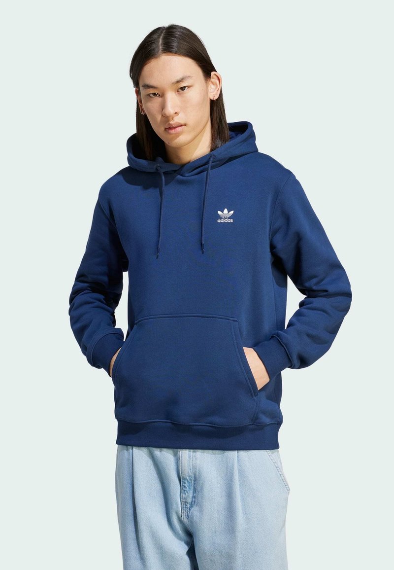 adidas Originals ESSENTIAL - Bluza z kapturem - night indigo/granatowy ...