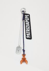 Patrizia Pepe KEY CHAIN - Nøkkelring - black/white/svart - Zalando.no