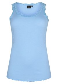 Zizzi WITH TRIM - Linne - blue/blå - Zalando.se