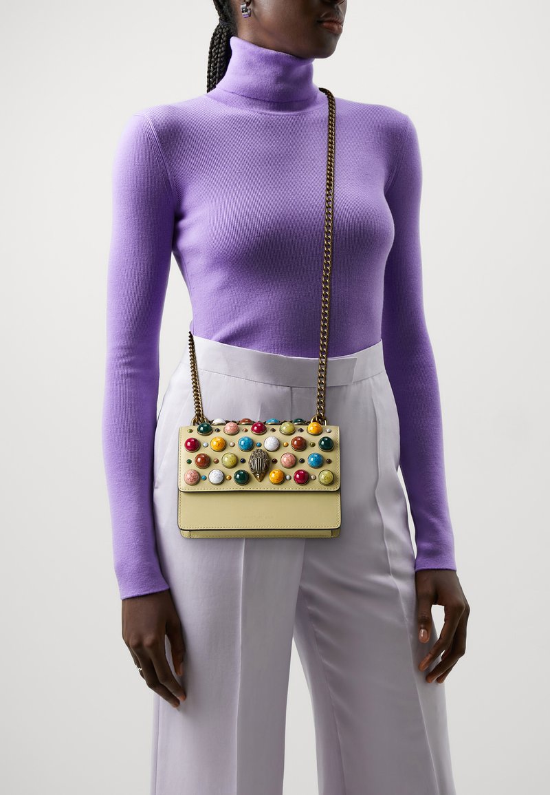 Kurt Geiger London SHOREDITCH CROSS BODY - Sac bandoulière - beige comb ...