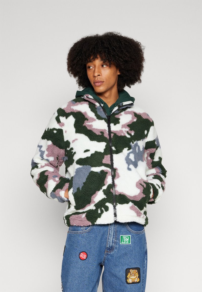 Redefined Rebel ODIN JACKET - Giacca in pile - sea fog/multicolore ...