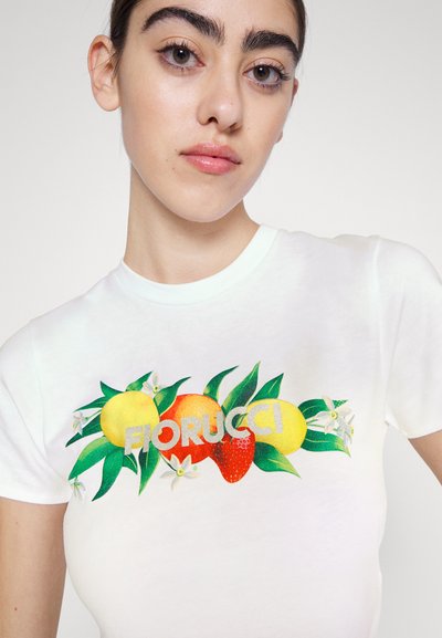 Fiorucci FRUITY LOGO CROPPED - T-Shirt print - white/weiß - Zalando.ch