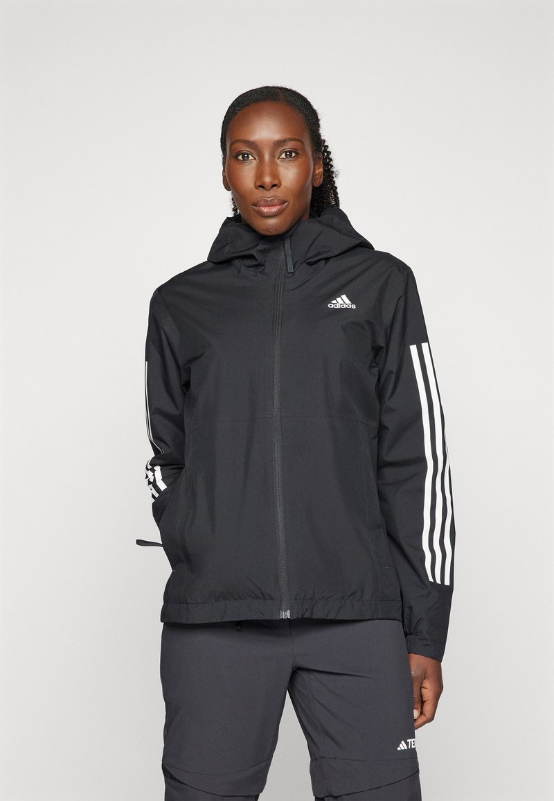 adidas Sportswear ESS 3S R.R JACKET - Hardshell jacket - black/svart ...
