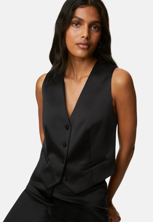 Next TAILORED CREPE - Weste - black/schwarz - Zalando.de