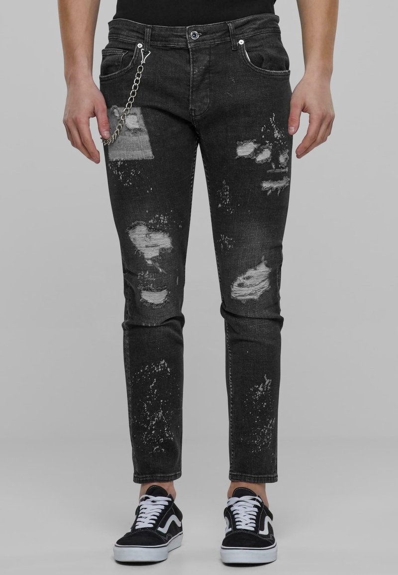 2Y Premium Jeans Slim Fit - black/schwarz - Zalando